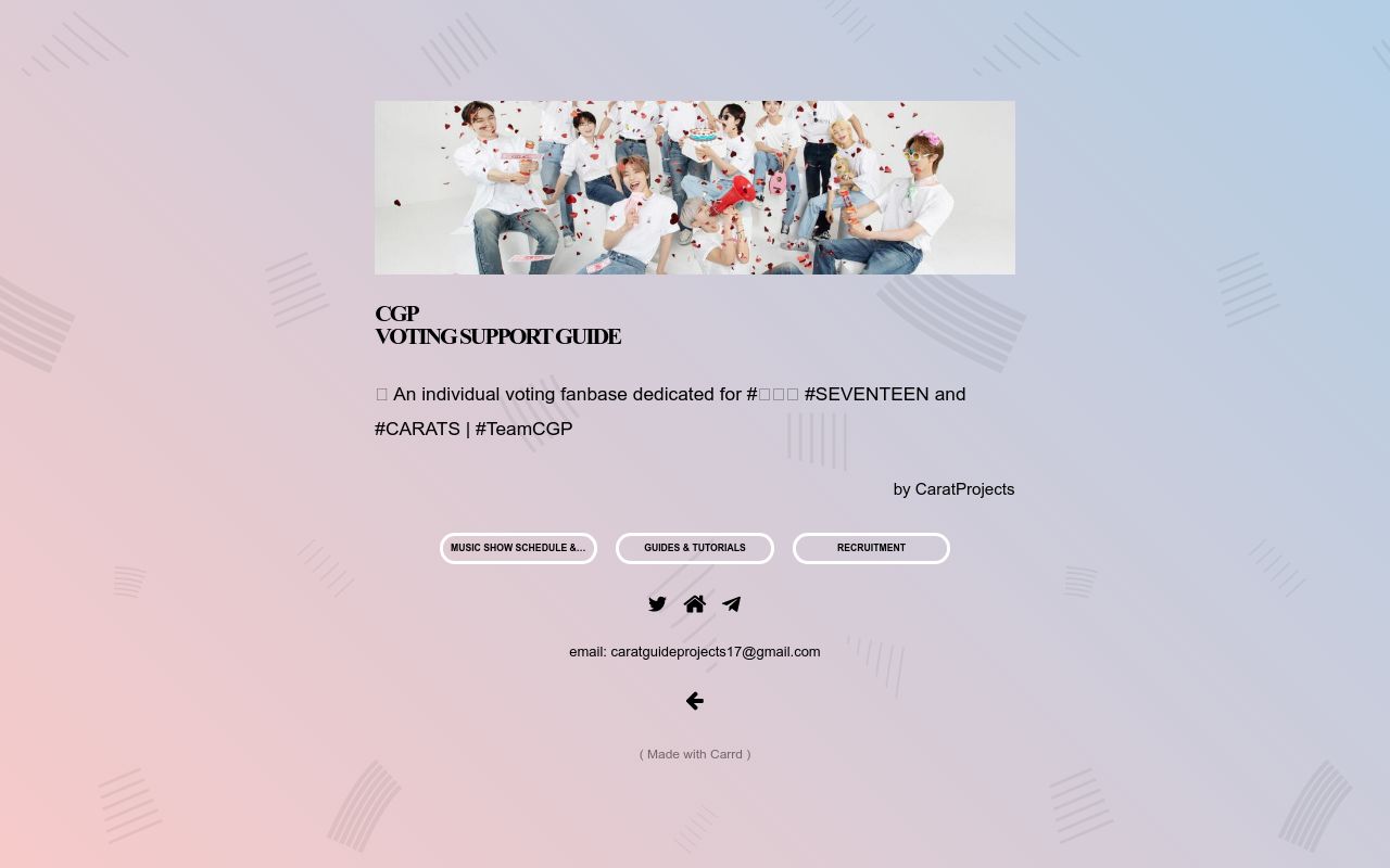 CARAT GUIDE PROJECTS
